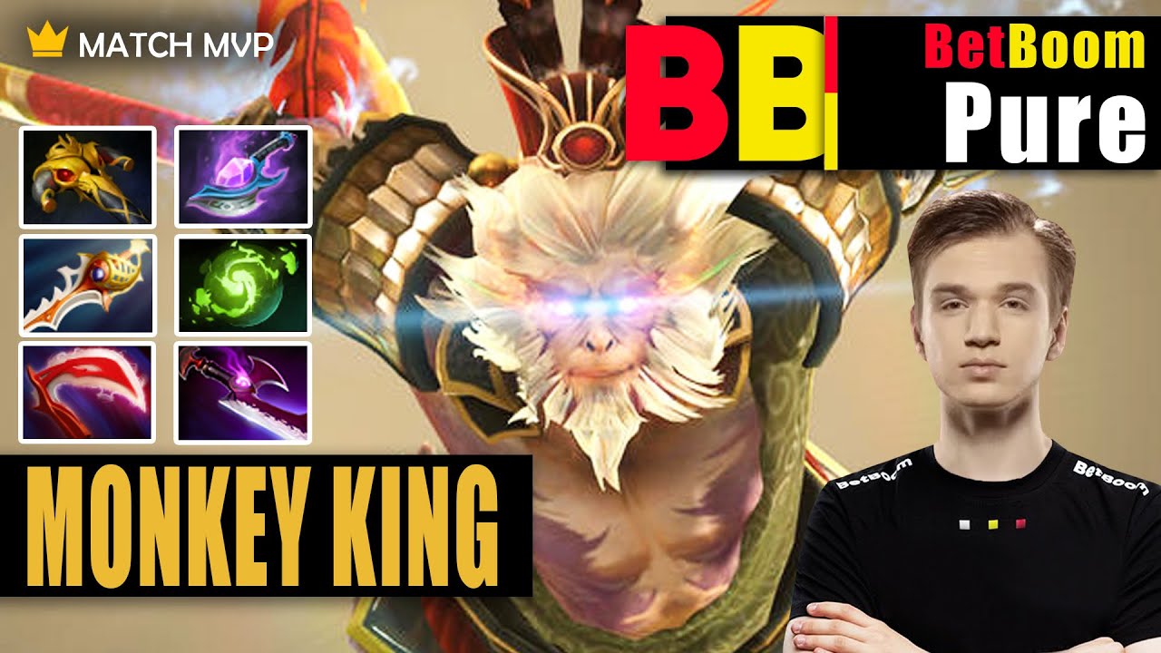 Monkey King Safelane | BetBoom.Pure | 18-0 SUPER PRO MONKEY KING CARRY | 7.32d Gameplay ...