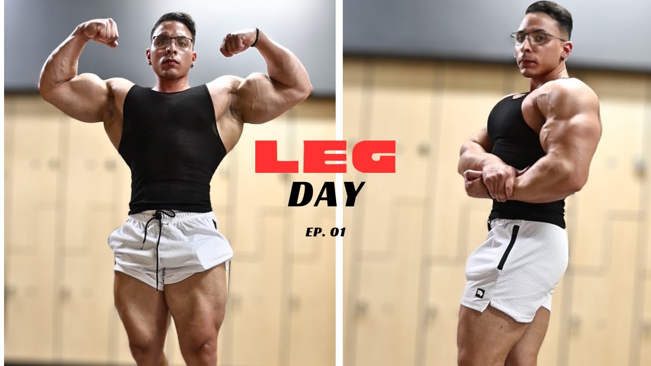 Pro Season Begins / Leg Day - Abrahan Sanchez Road To Olympia - YouTube