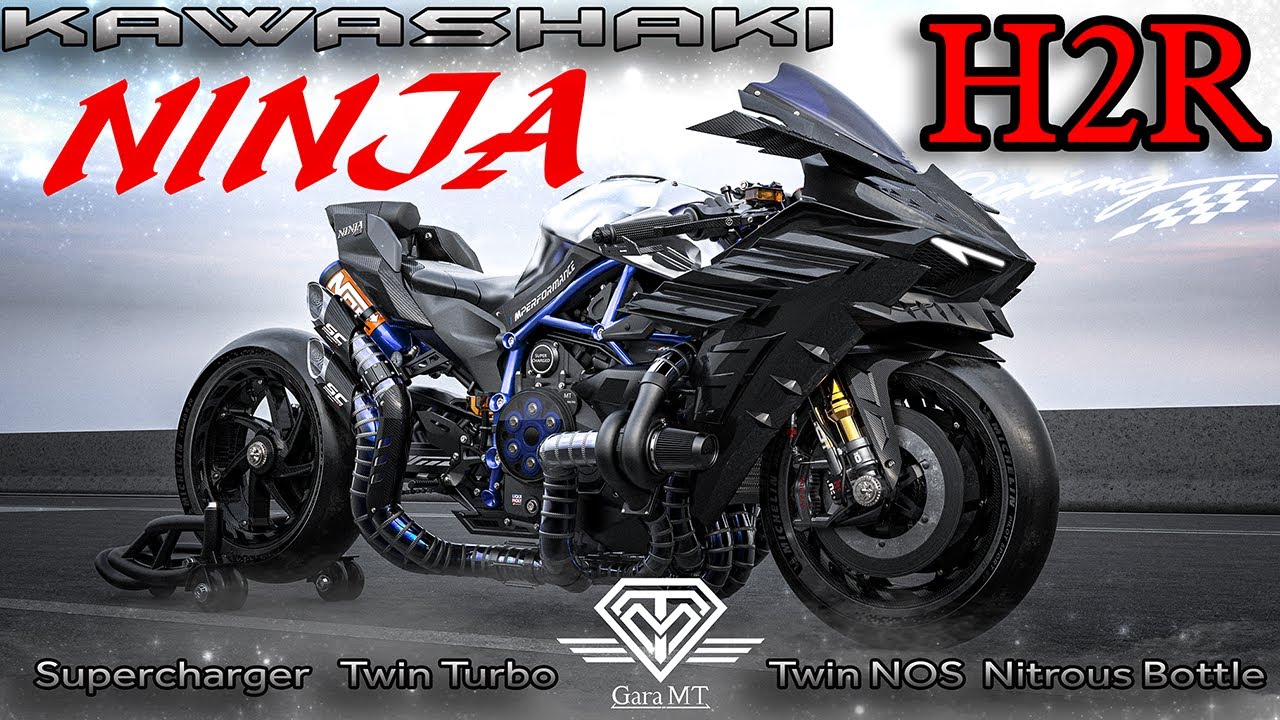 Kawasaki Ninja H2R | Twin Turbo + Supercharger + NOS Nitro Boost ...