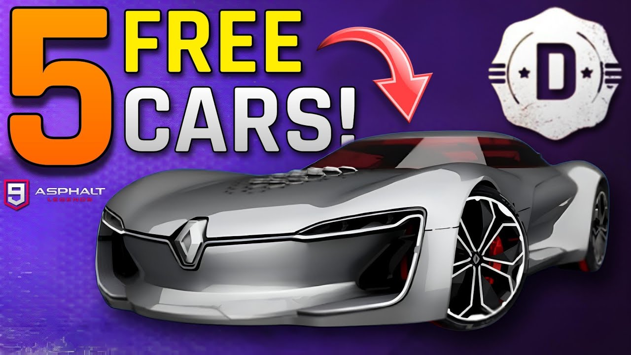 TOP 5 FREE D Class Cars In Asphalt 9 Legends | Useful For Events & Multiplayer - YouTube