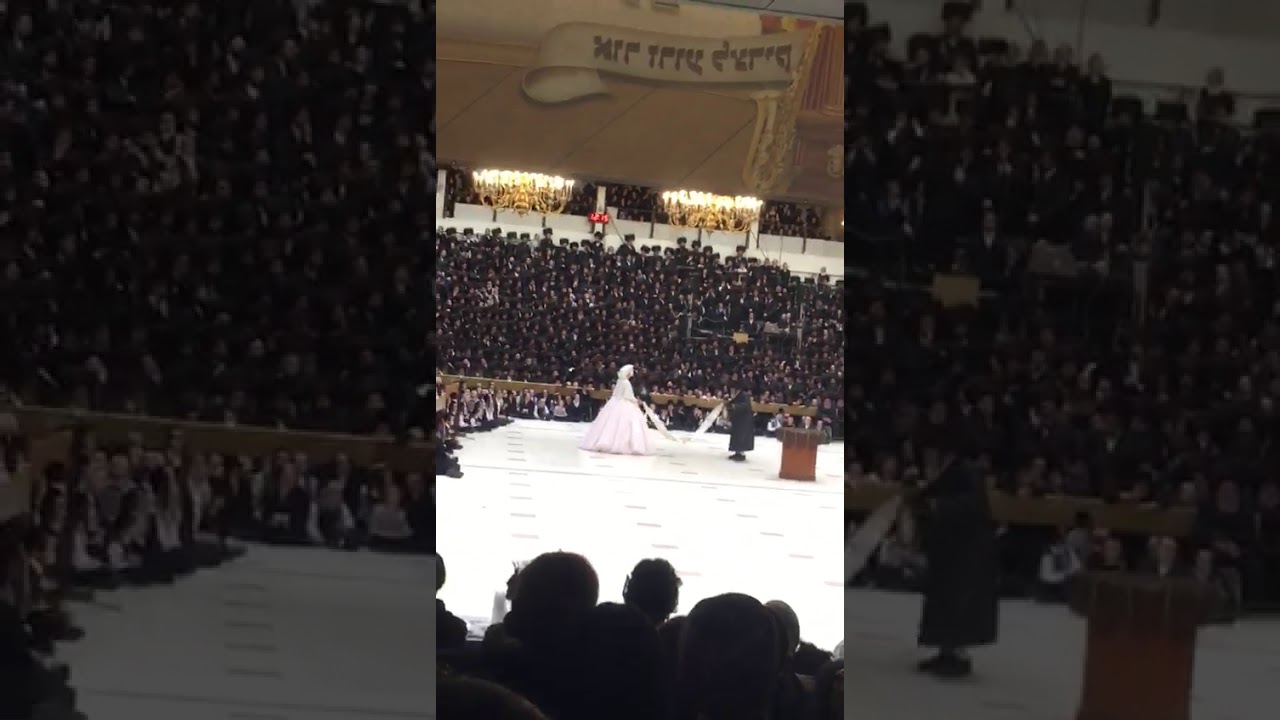 Viznitz Rebbe dancing mitzvah tantz - YouTube