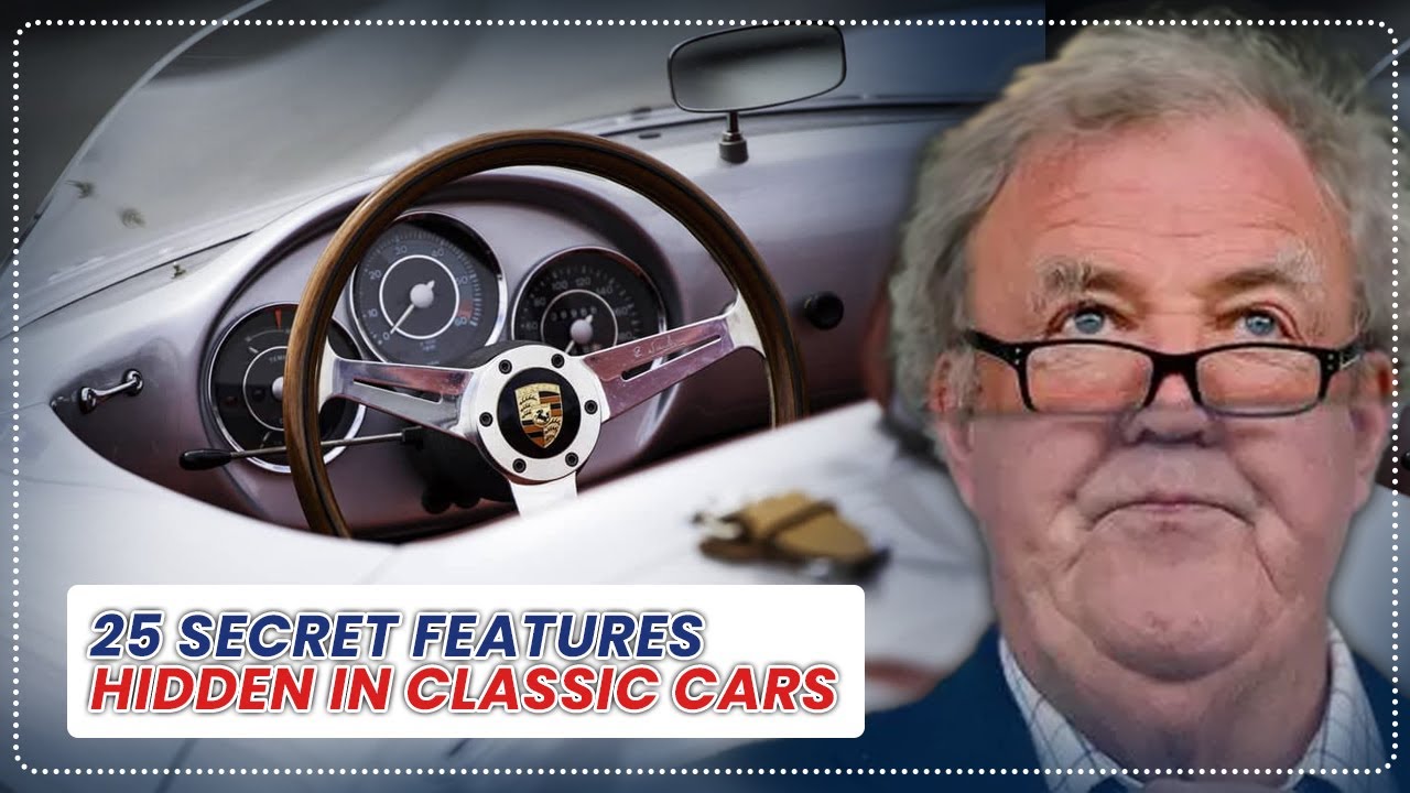 25 Secret Features Hidden in Classic Cars - YouTube