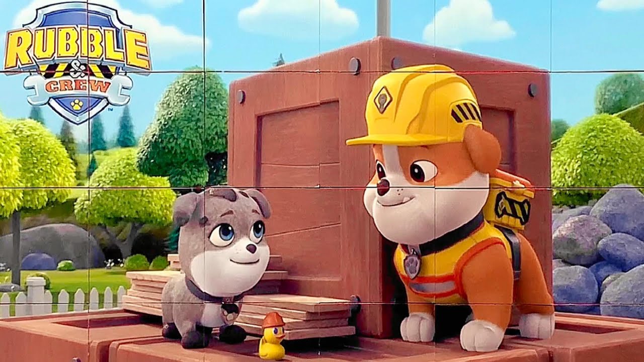 Rubble Builds a Super Tub | Rubble & Crew | Puzzle for kids and for fun ...