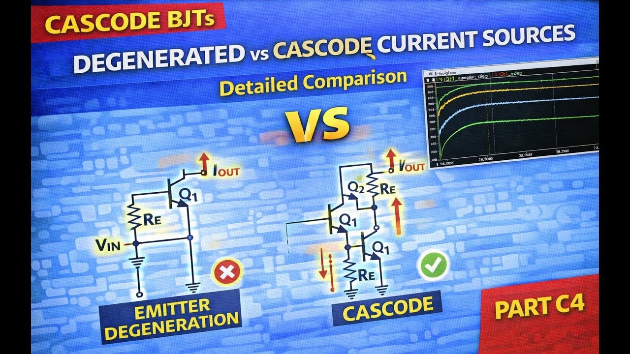 Emitter Degeneration vs Cascode BJT Current Sources | Detailed Analysis ...