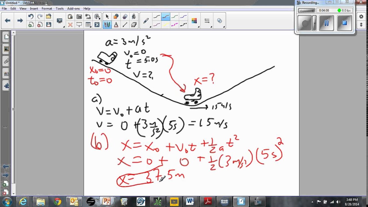 AP Physics 1 problem set #5 - YouTube