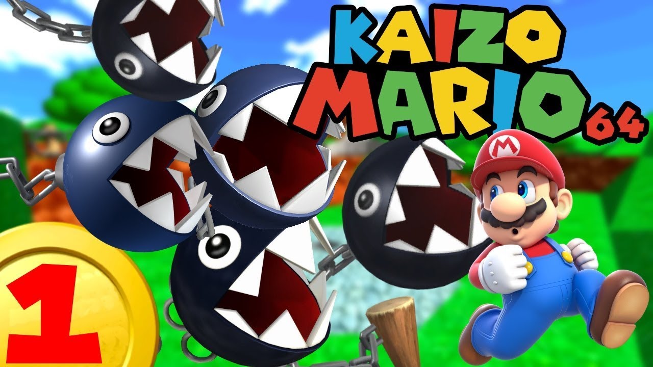 CHAIN CHOMPS EVERYWHERE!!! Kaizo Mario 64 - Part 1 - YouTube