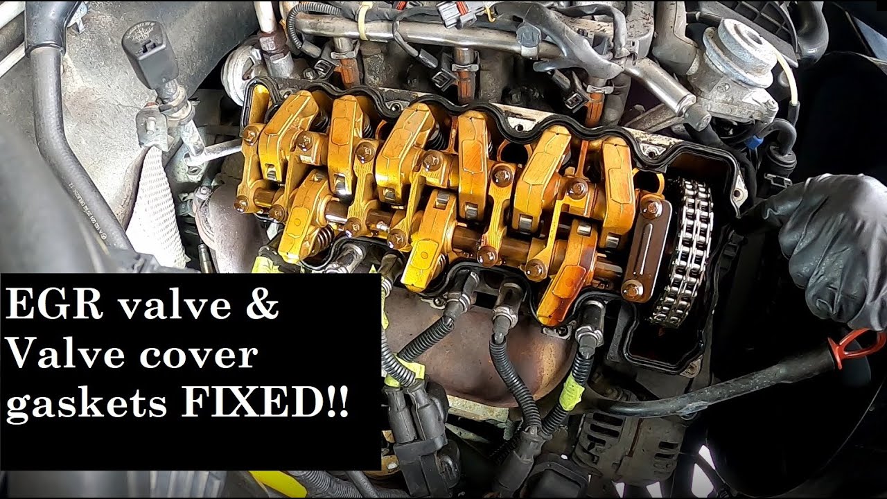 Mercedes ML320 ML430 ML500 valve cover gasket change and EGR valve ...
