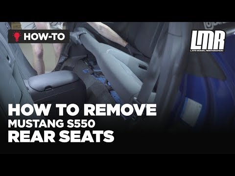 How To Remove S550 Mustang Rear Seats (2015-2023)
