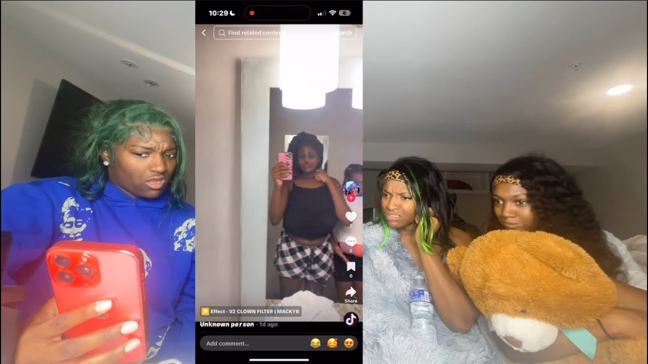 REACTING TO MY SUBSCRIBERS TIKTOKS WITH MY LITTLE SISTERS *I CANT ...