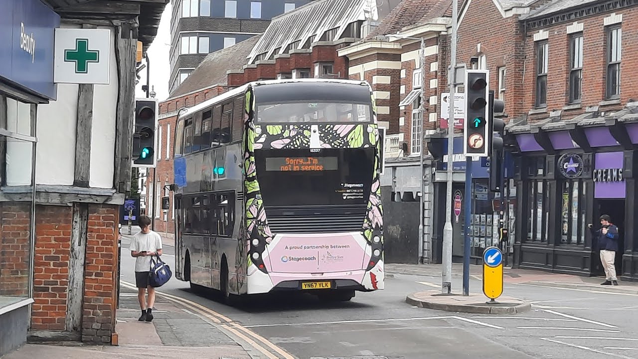 7 August 2025 Stagecoach Butterfly Bus Maidstone Kent X3 Canterbury ...