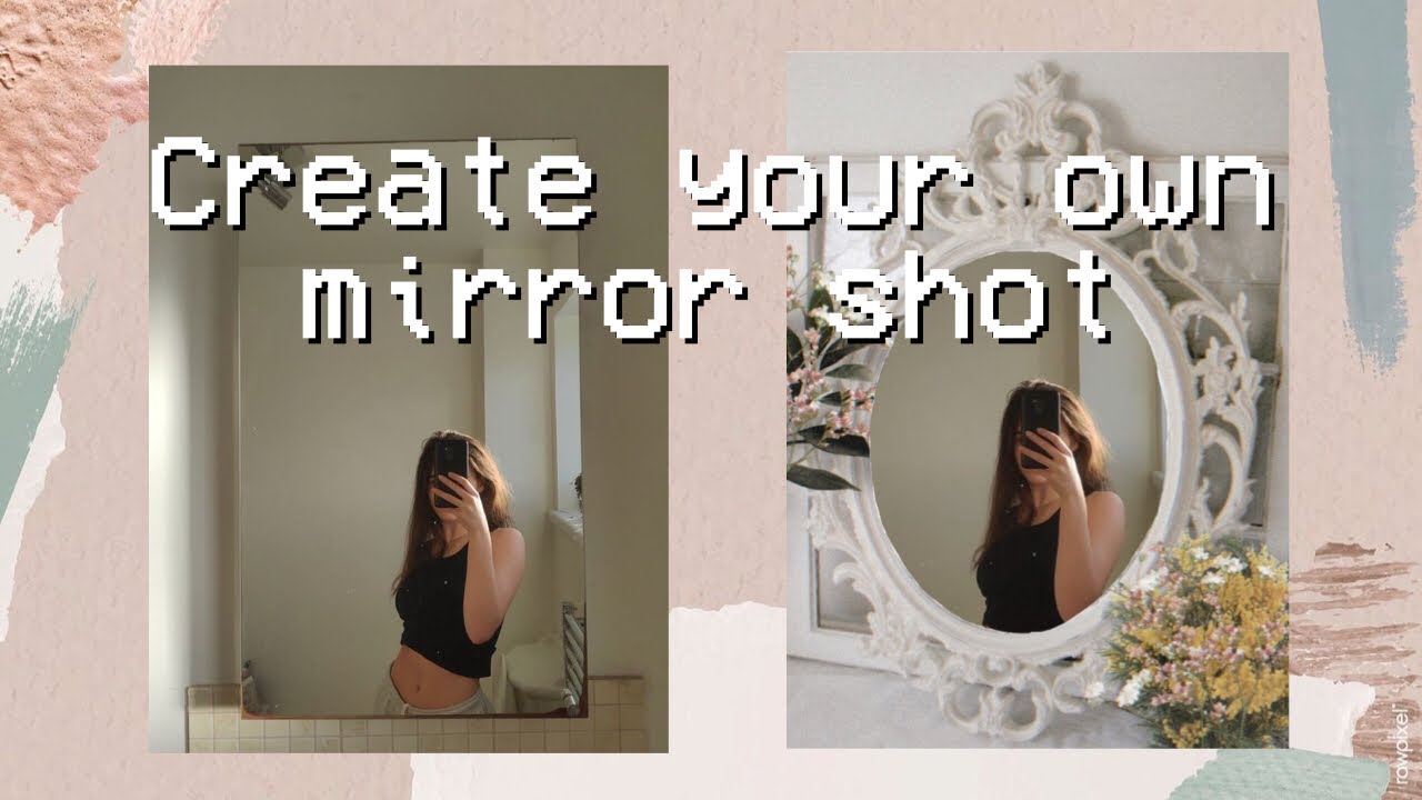 how to create your own mirror shot using picsart - YouTube