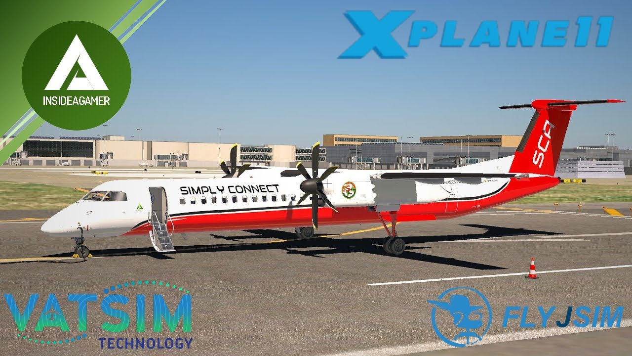 FlyJSim Q4XP Dash 8 Q400 - First Look - Simply Connect Va - Vatsim - X ...