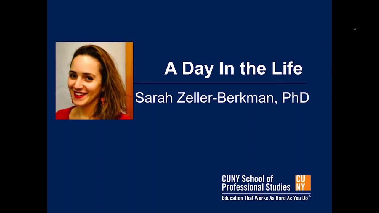Day in the Life : Dr. Sarah Zeller Berkman - YouTube