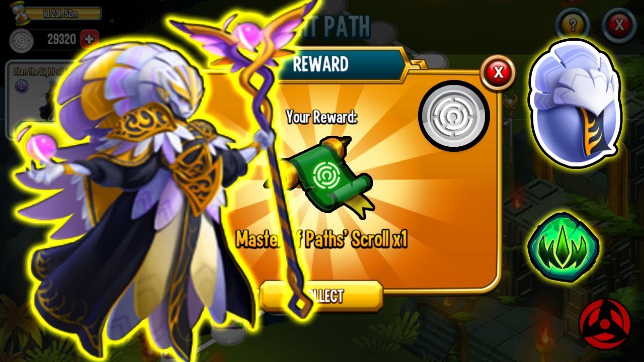 🔴Monster Legends: LLUM Light path Rank5 cost 3500coins scroll review ...