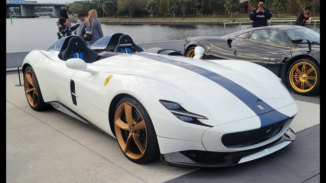 White Ferrari Monza SP2 - YouTube