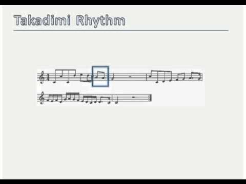 Takadimi rhythm system -- Introduction - YouTube