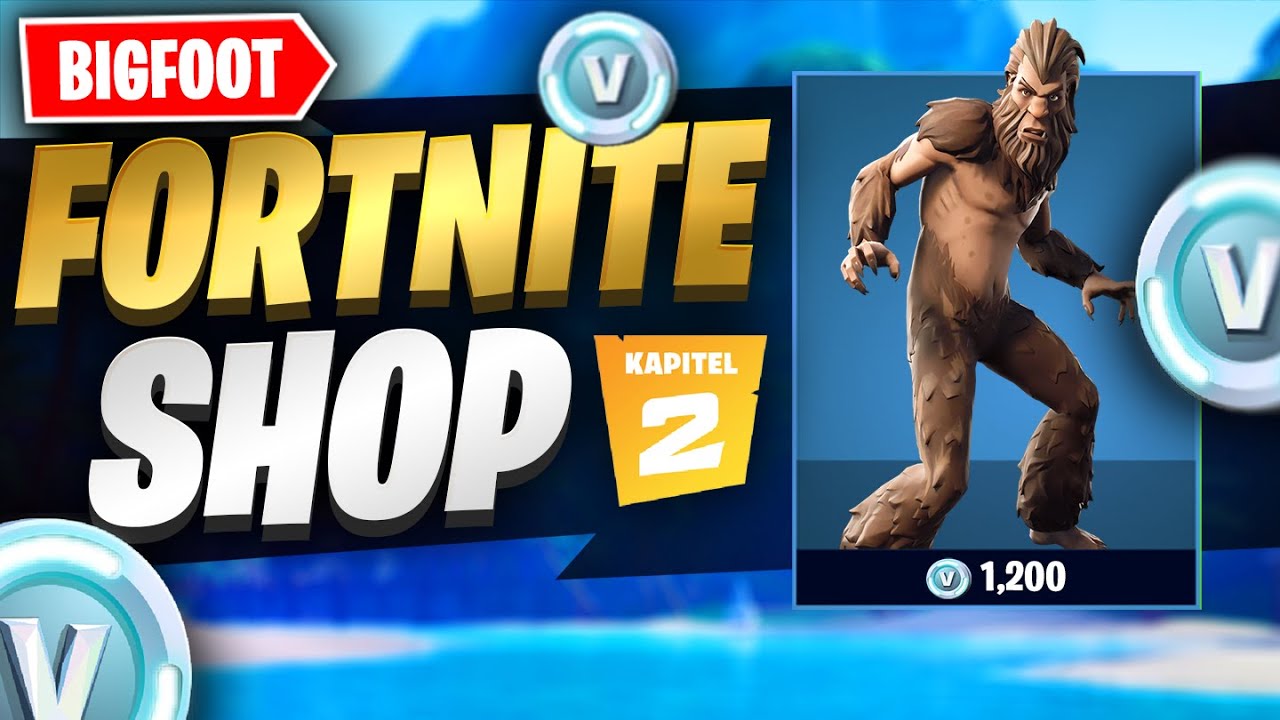 Neuer Bigfoot Emote - Fortnite Daily Shop (10 März 2020) - YouTube