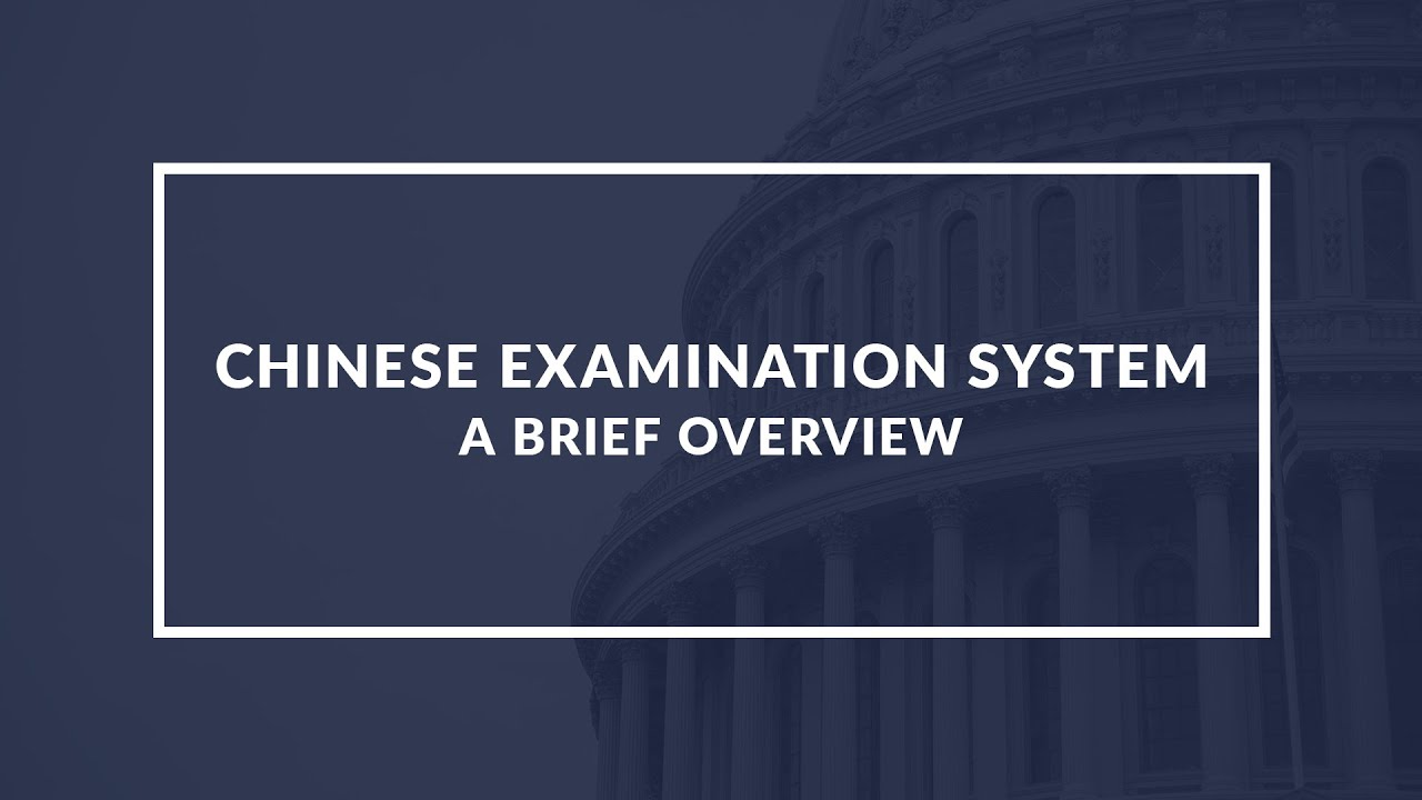 The Chinese Examination System: A Brief Overview of China's Imperial ...