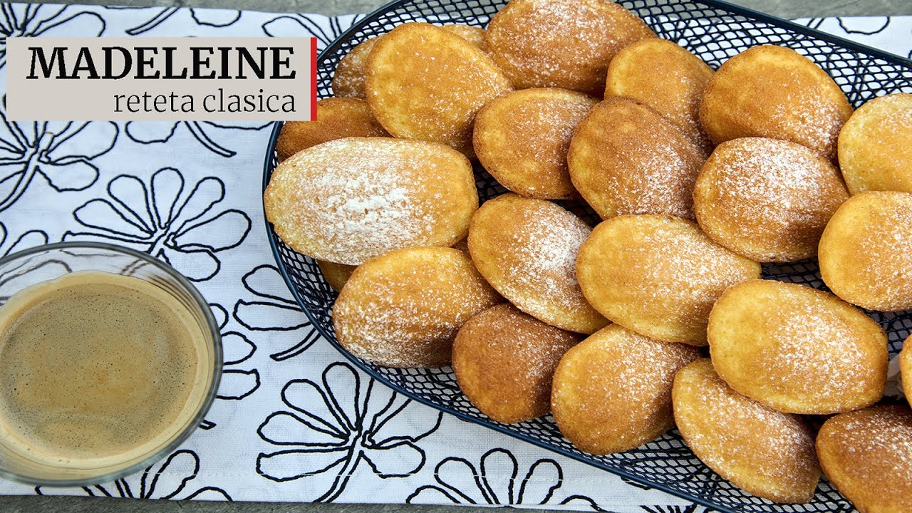 Cea mai simplă și mai delicioasă rețetă de madeleine. 🐚 Prăjiturele ...
