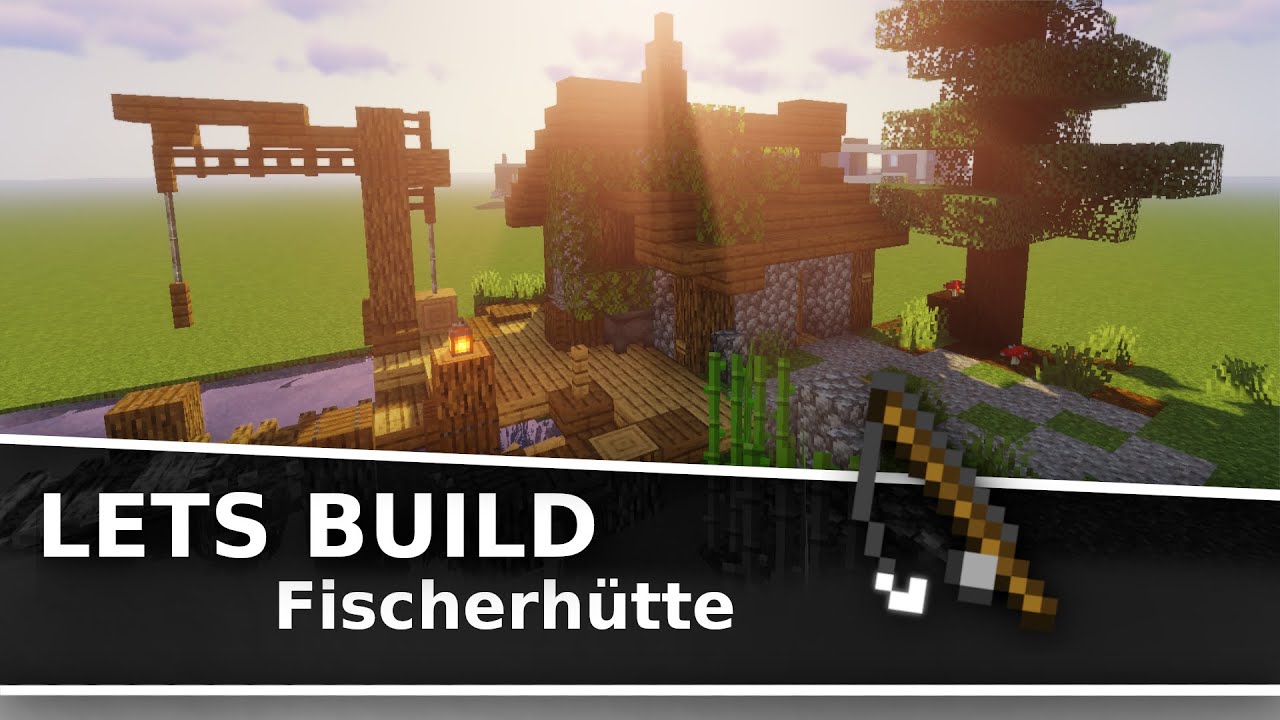 Fischerhütte🐟 in Minecraft - LET'S BUILD | Tutorial [Deutsch] - YouTube