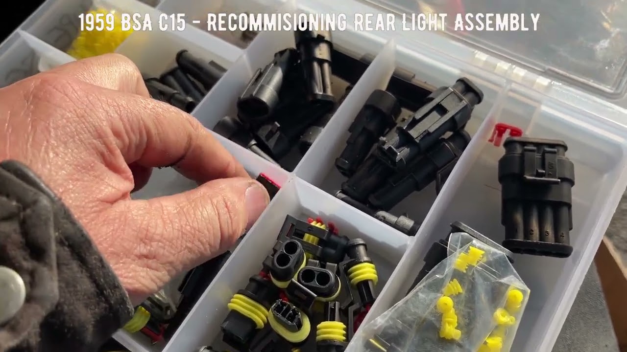 Wiring Problems & Using SuperSeal Connectors On My 1959 BSA Wiring Loom ...