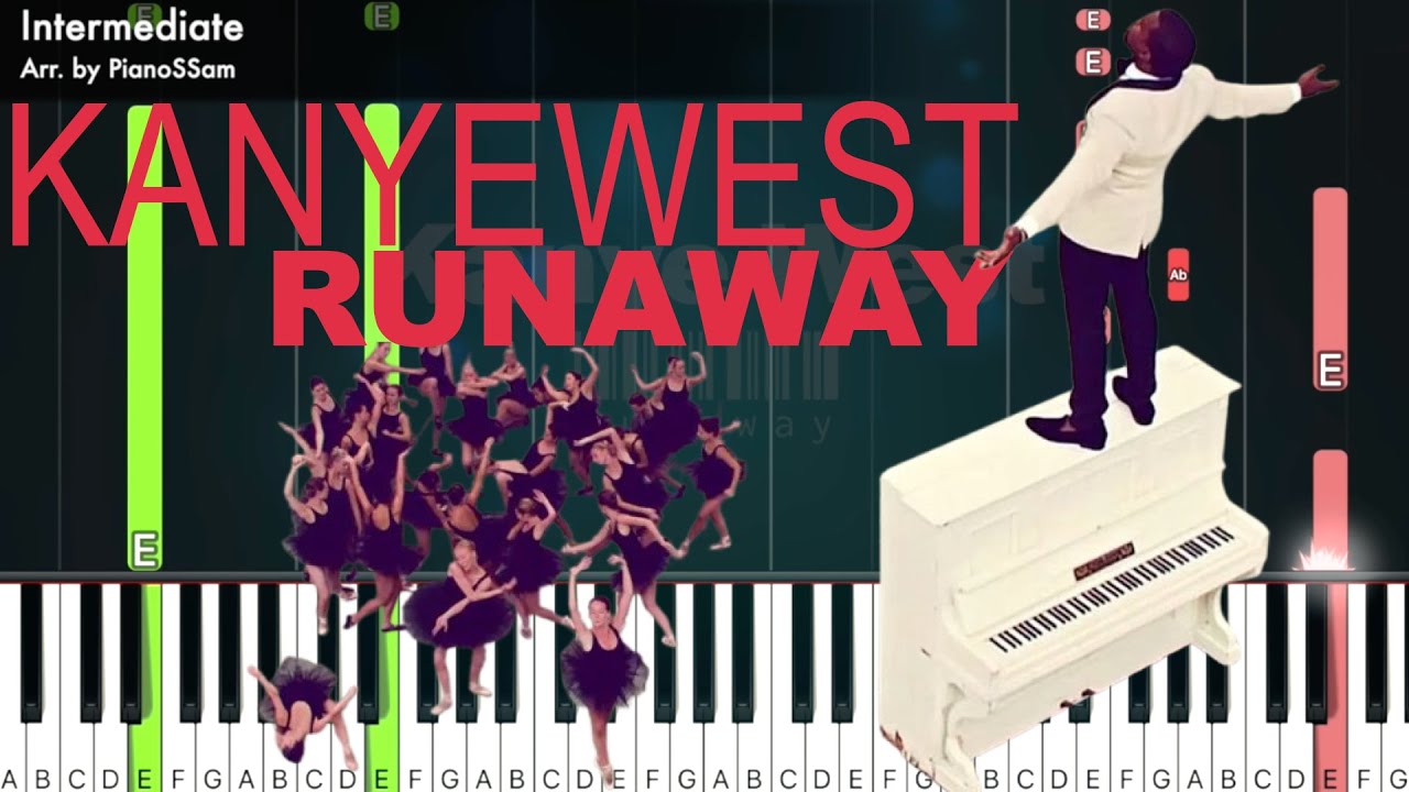 [Intermediate] Runaway - Kanye West | Piano Tutorial - YouTube