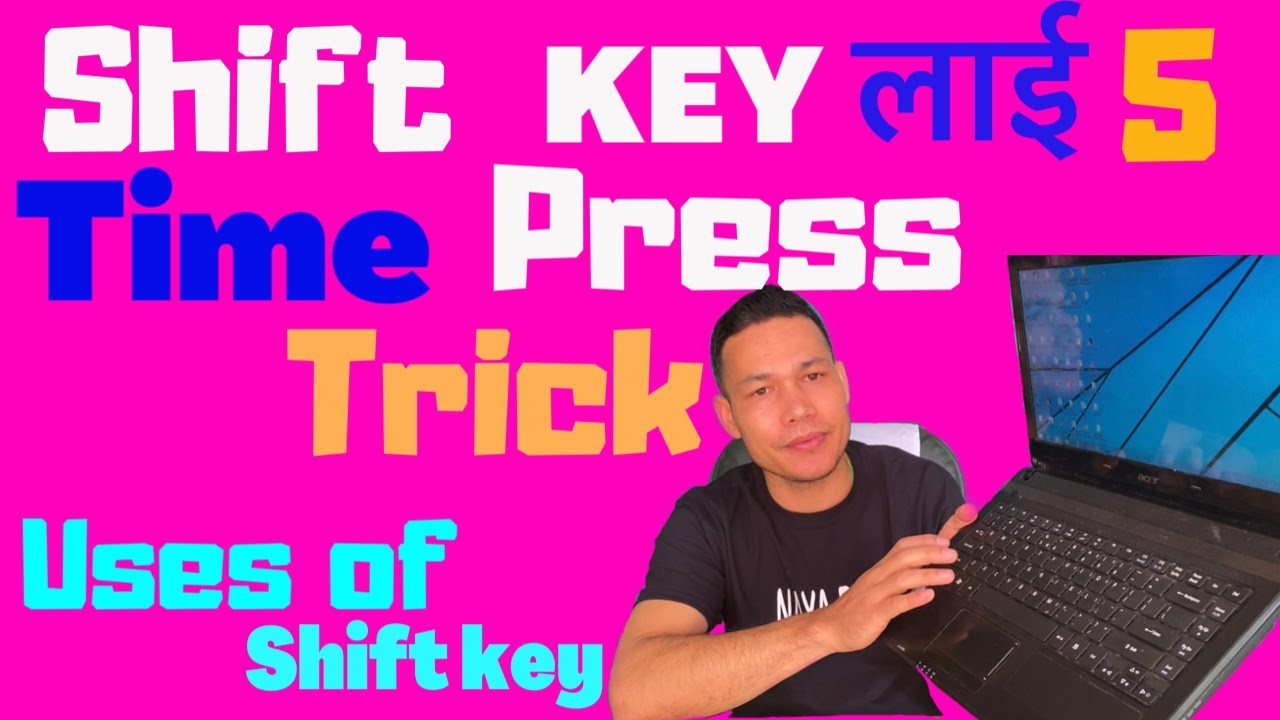 PC HACKS | Press the shift key 5 time trick | Windows 10 new trick ...