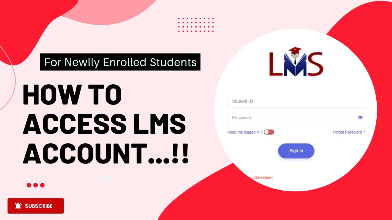 How to register LMS Account & Access Videos Lectures - YouTube