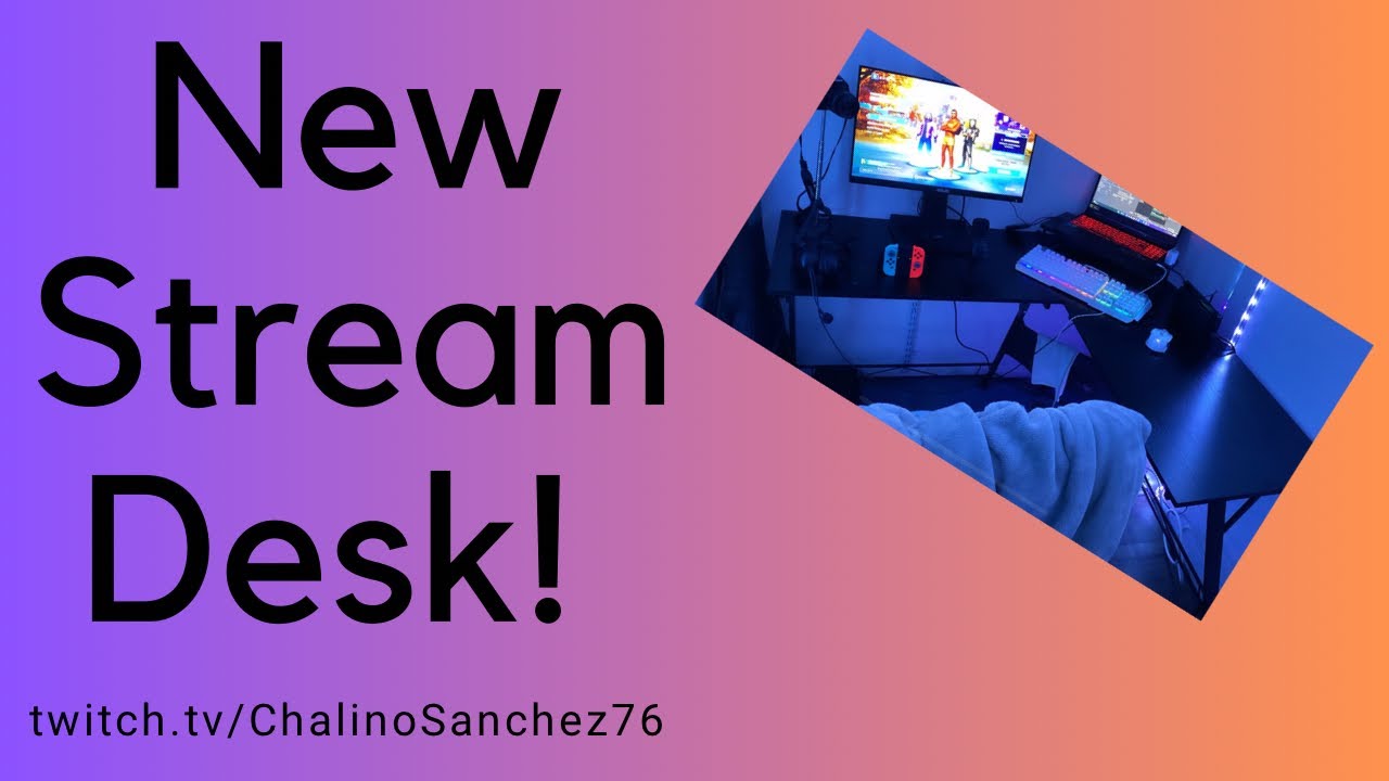 Unboxing and Building New Stream Desk! - YouTube