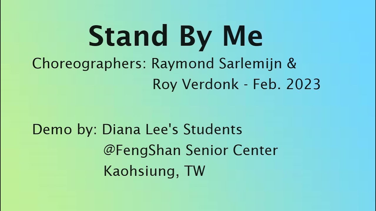 Stand By Me - Demo - Line Dance - YouTube