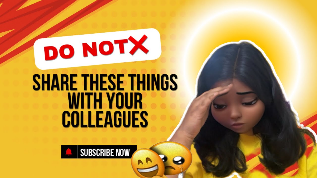 🤫Please do not share these things with your colleagues🙅‍♀️🙅|| It's ...