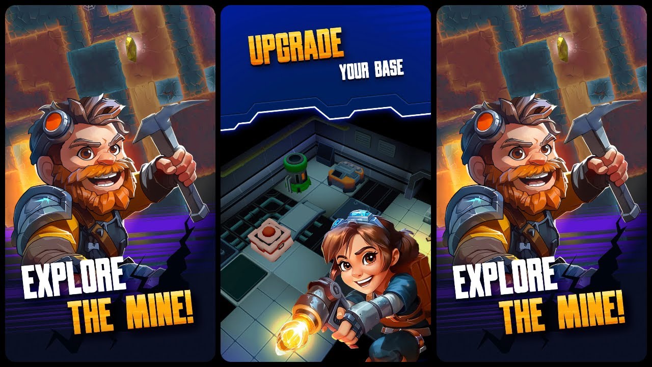 Deep Rock Mining: Crypto Game Gameplay Android Mobile - YouTube