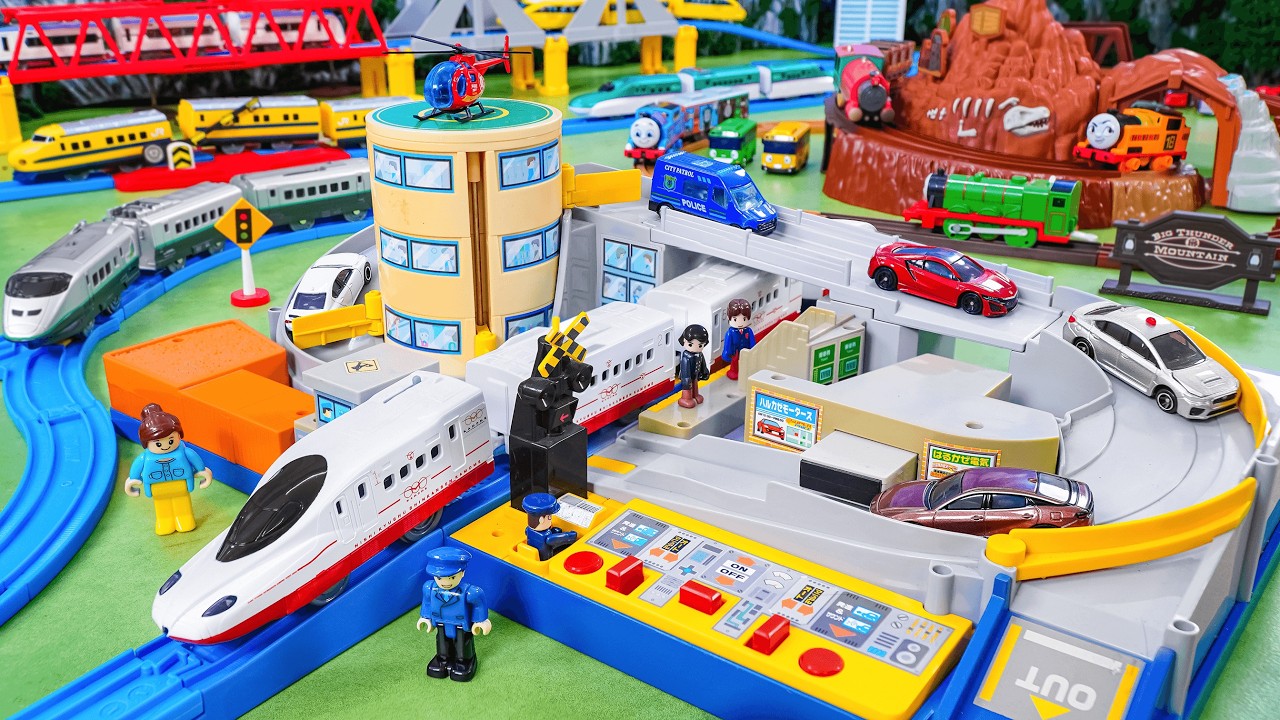 Plarail Shinkansen ☆ Construction of multi-purpose Takara Tomy 3-lane ...