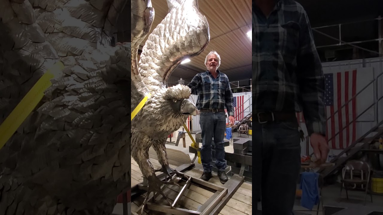 Radcliffe Iowa's Pearson Metal Art - YouTube