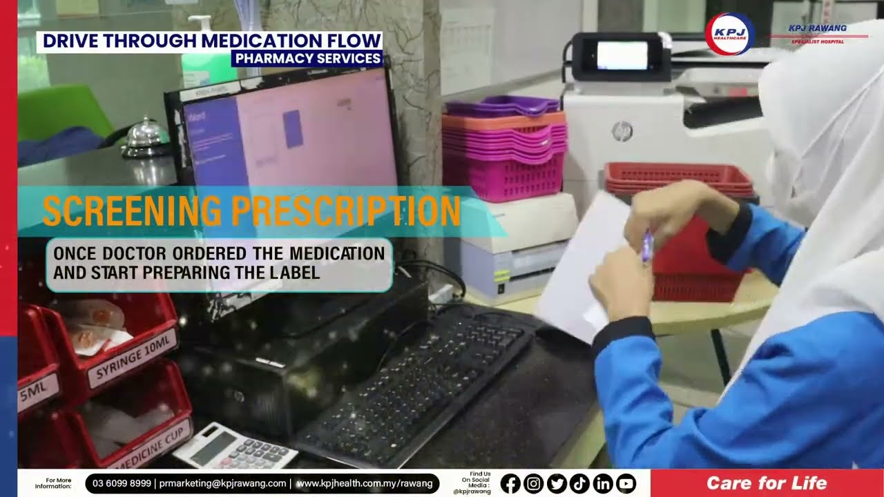 KPJ Rawang: Drive Through Medication Flow - YouTube