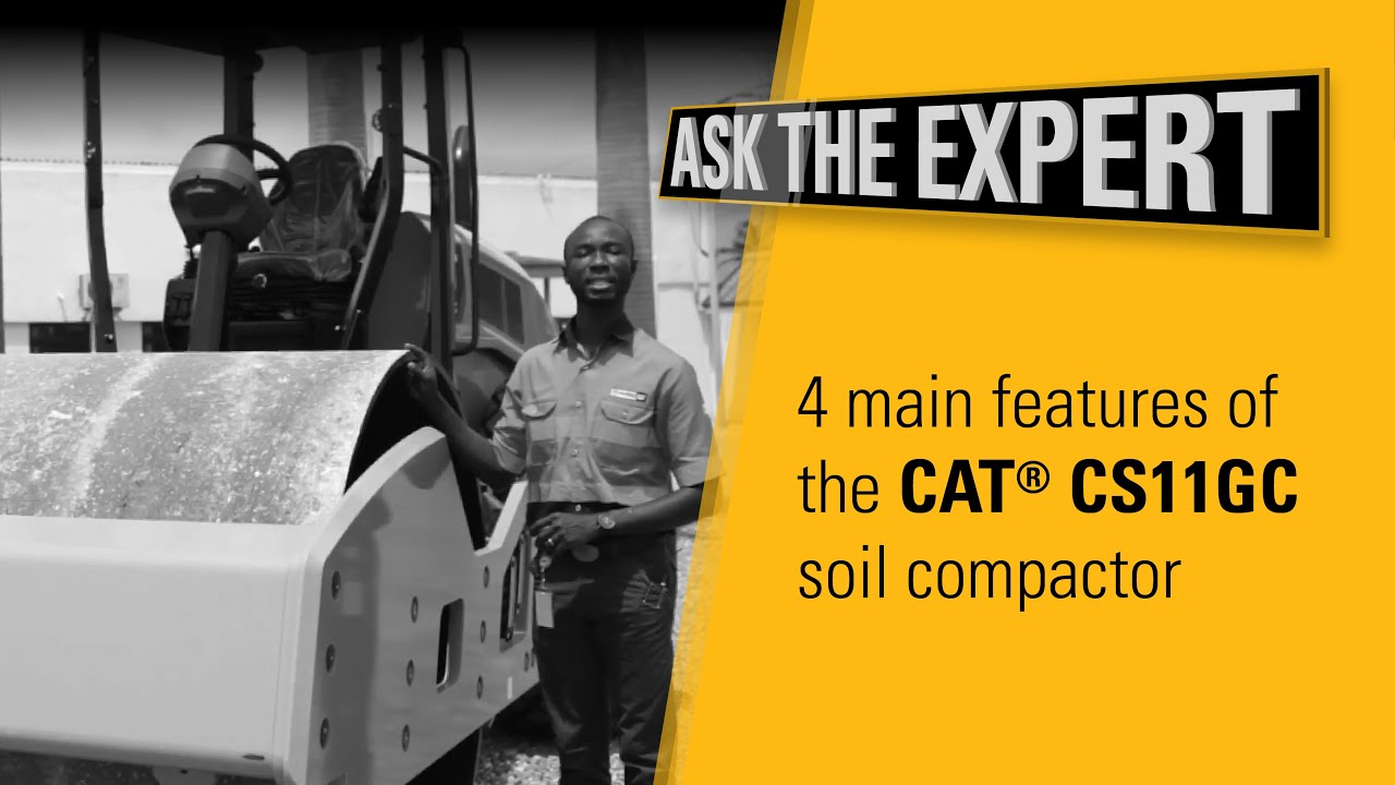 Ask the Expert: Cat® CS11GC Soil Compactor Walkaround - YouTube