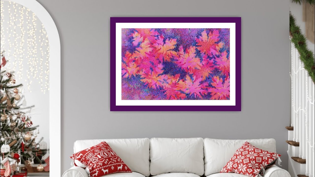 Beautiful Texture Art on Super White Paper | Paper Leaf Cuttings ...