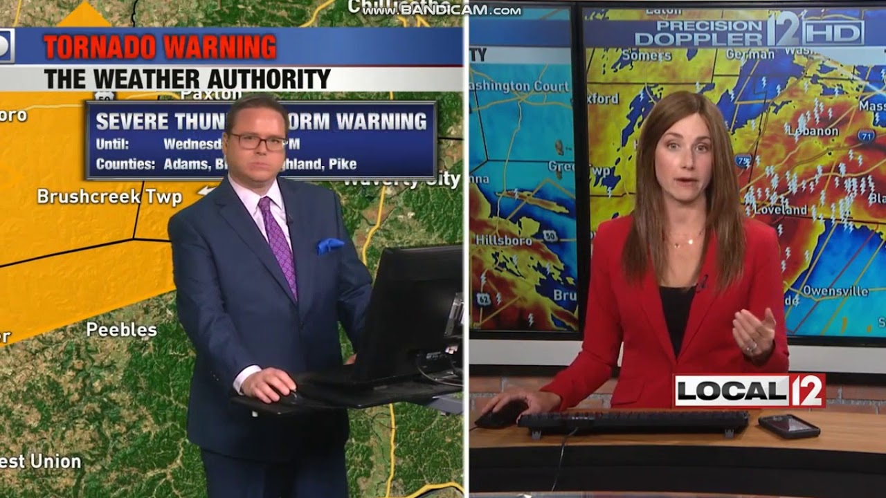 WKRC Local 12 Severe Weather Coverage (partial) April 8, 2020 - YouTube