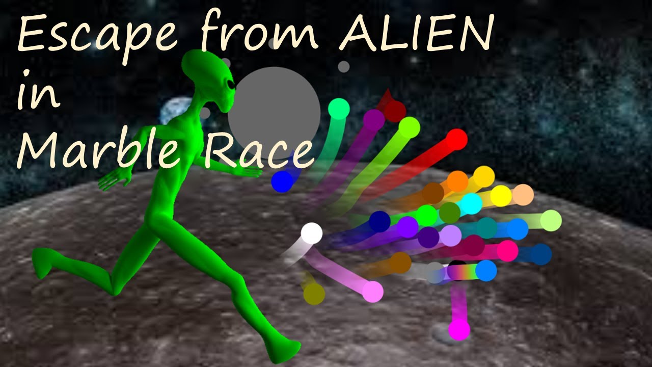 marble race : Escape from ALIEN in Marble Race - Survival Marble Race ...