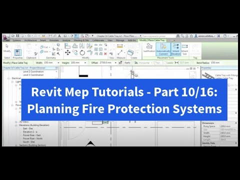 Revit Mep Tutorials - Part 10/16: Planning Fire Protection Systems ...