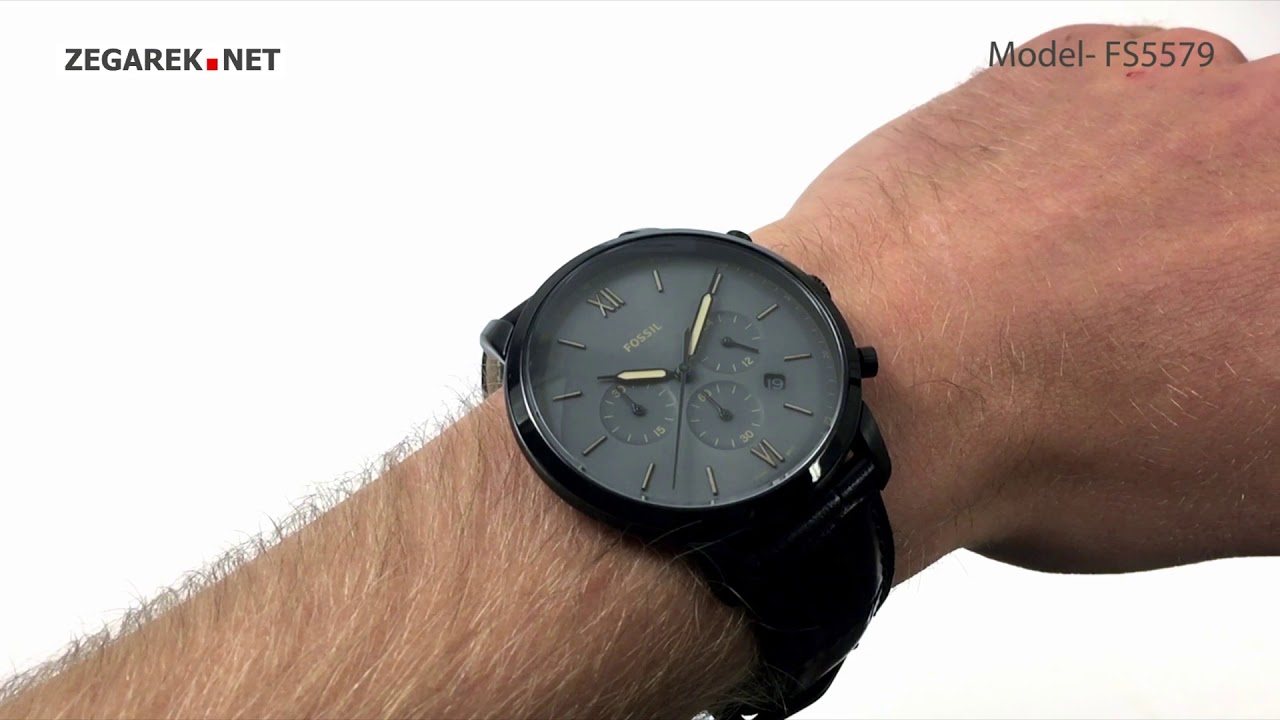 Fossil Neutra FS5579 NEUTRA - Zegarek.net - YouTube