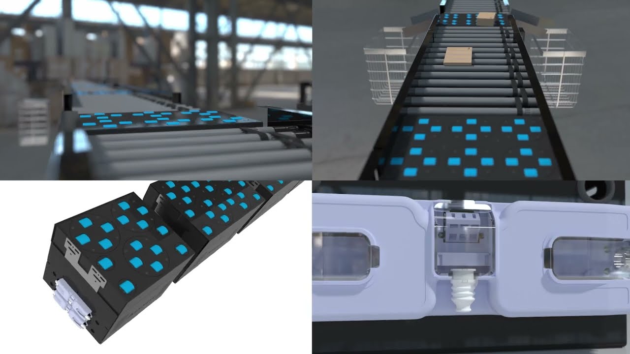 Flowsort - A modular revolution in intralogistics and product sorting - YouTube