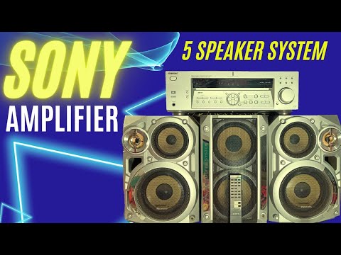 SONY Amplifier Digital Audio/Video Control Centre DIGITAL CINEMA SOUND ...