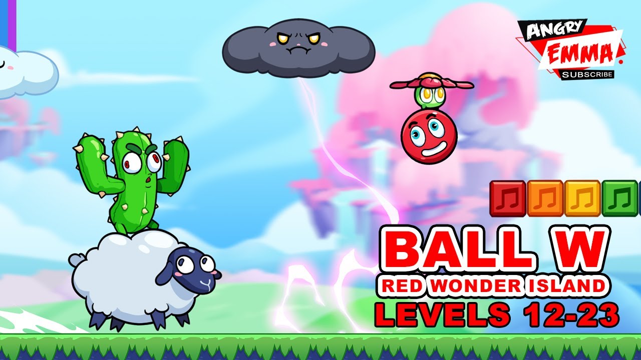 🔴Ball W - Red Wonder Island - Levels 12-23 + BOSS (Android Gameplay ...