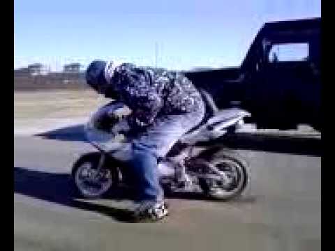 mini bike burnout 001 - YouTube