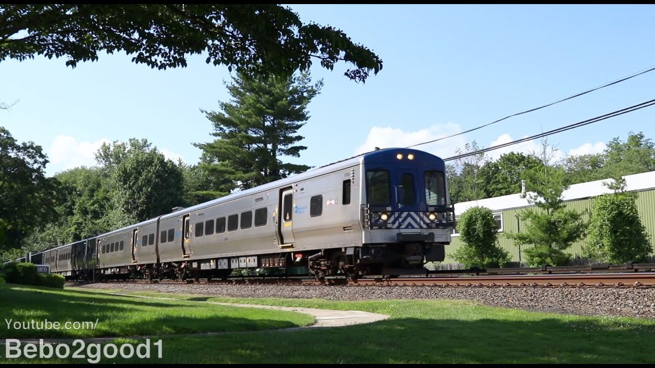 Metro-North Harlem Line Trains at the Kensico Cemetery (NY) - YouTube