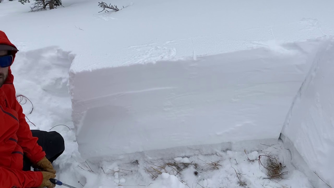 Propagation Saw Test on Persistent Weak Layer - YouTube