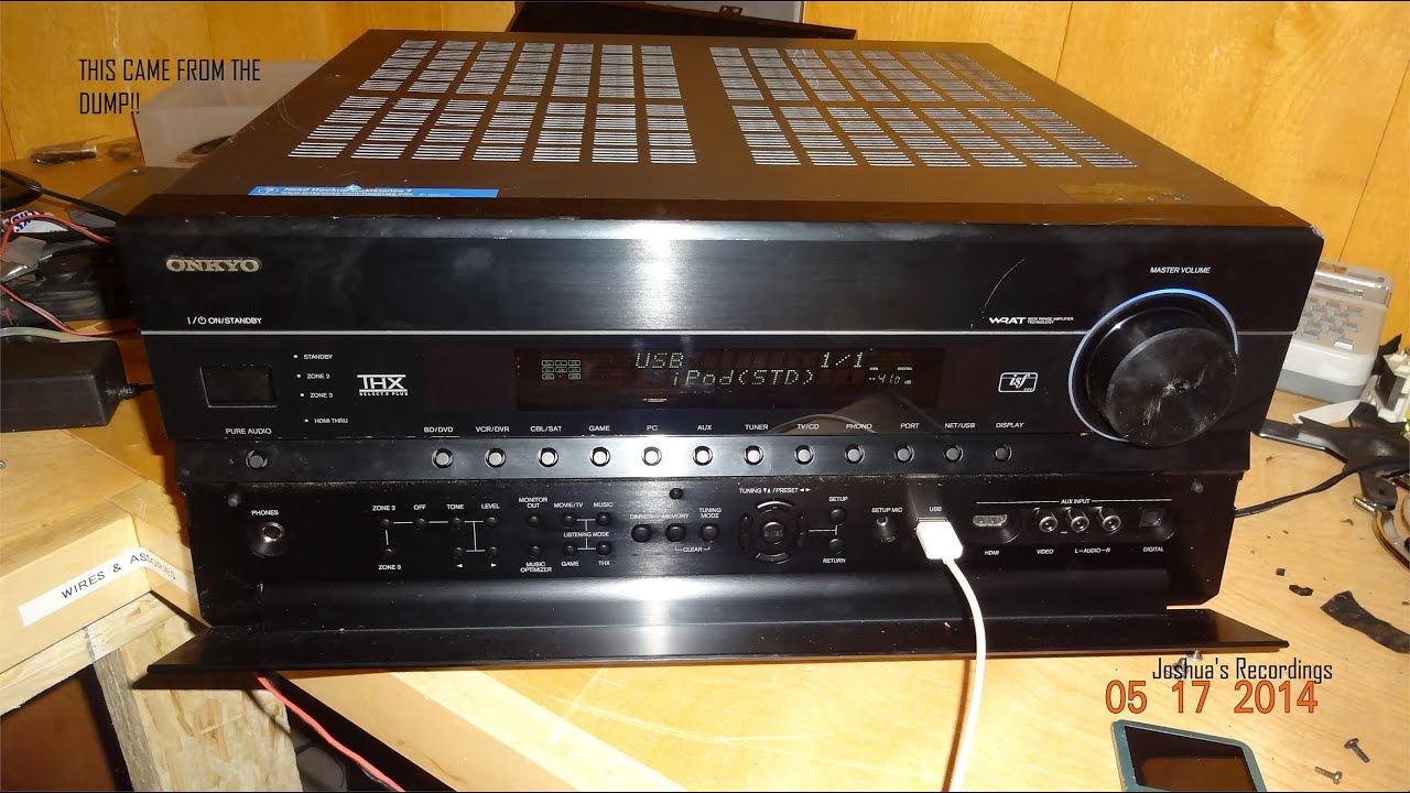 Onkyo TX-NR1007, Altec Lansing Mi7 & Dell Dimension e520 From the dump ...