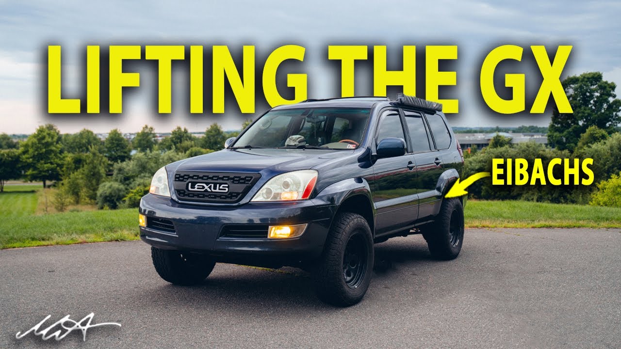 Lifting My Lexus GX470 on Eibach Pro Lift Stage 2! - YouTube