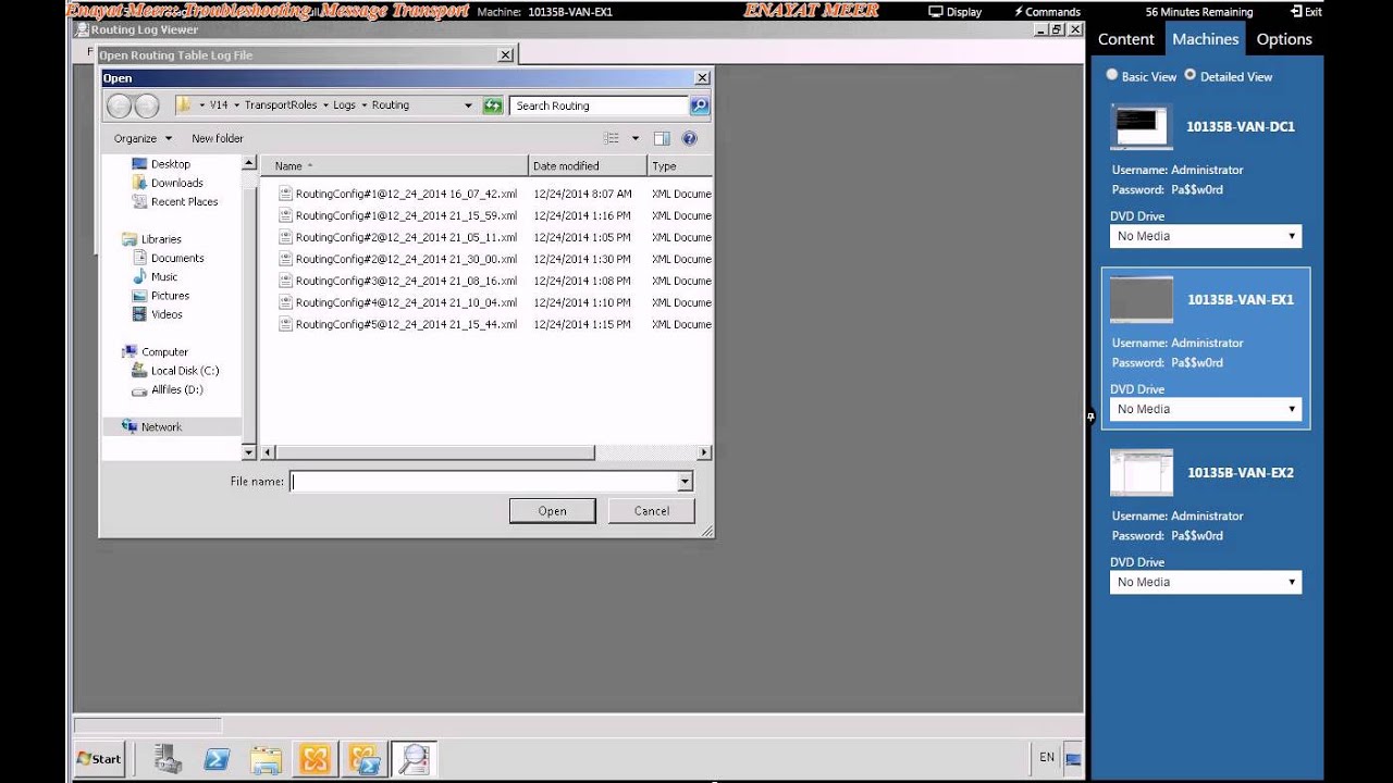 Exchange Routing Log and Mail delivery verification by Enayat Meer ...